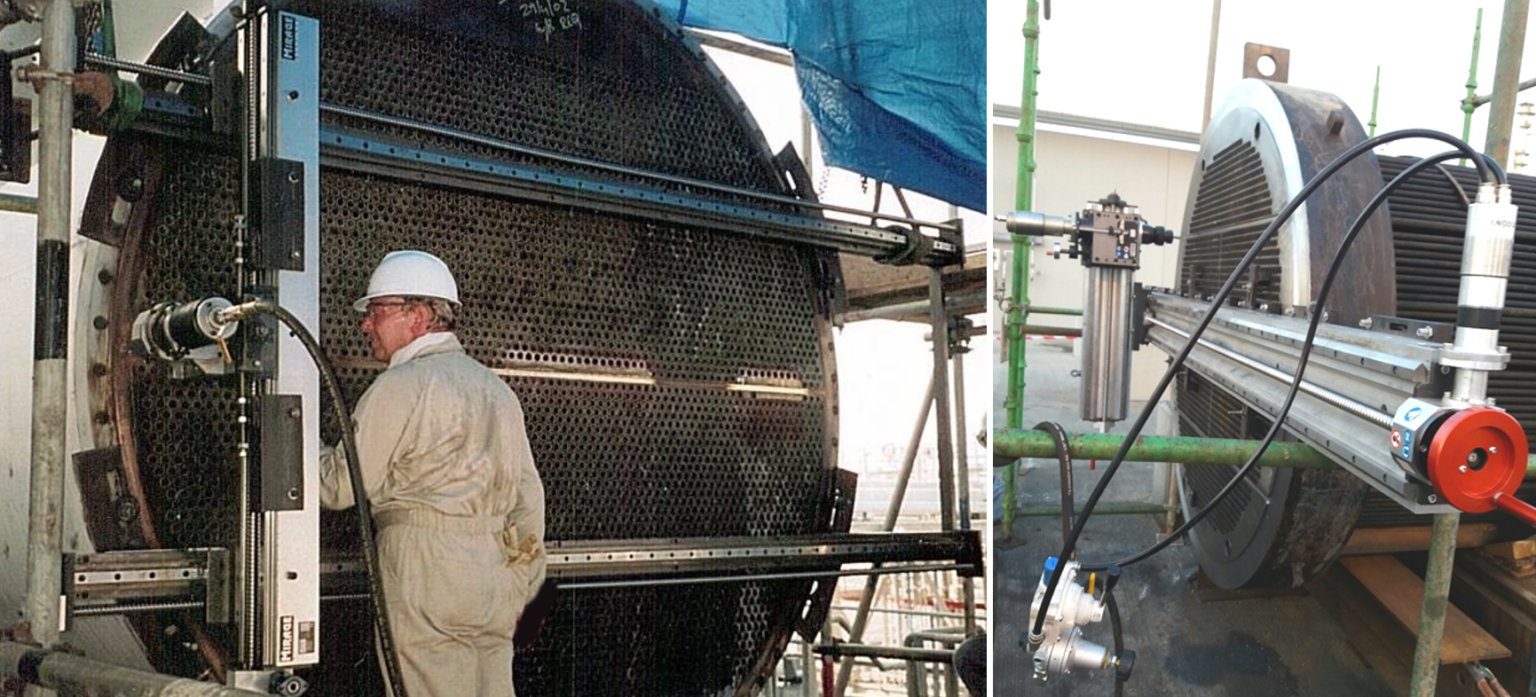 Using a Flange Facing Machine to Refurbish a Shell and Tube Heat ...